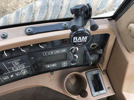 Phone Holder BRACKET for Large Ag Cabs in John Deere Tractors and Spra ...